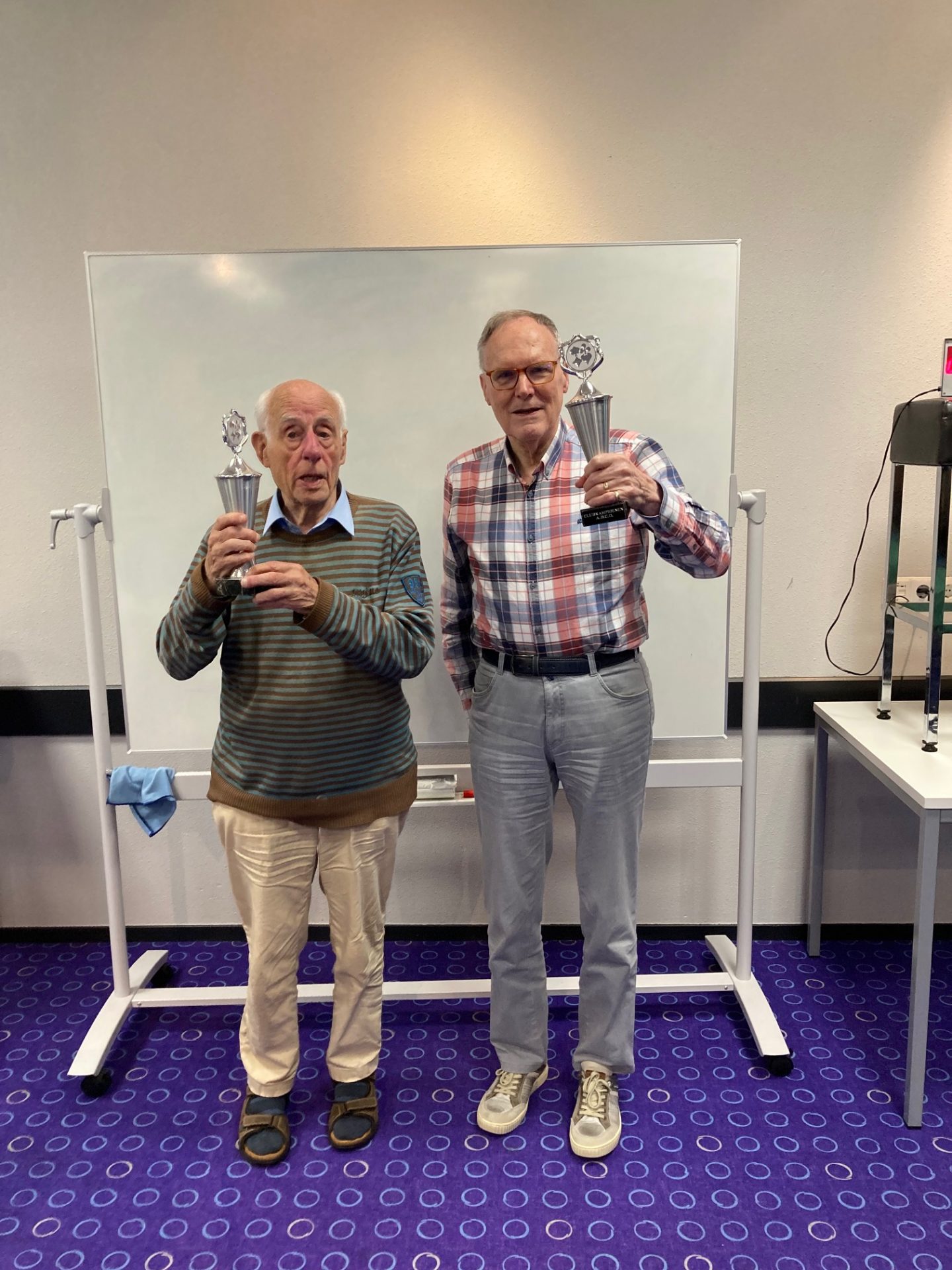 Bob Kaiser en Jan van der Heijden wéér clubkampioen - Bridgeclub Driebergen